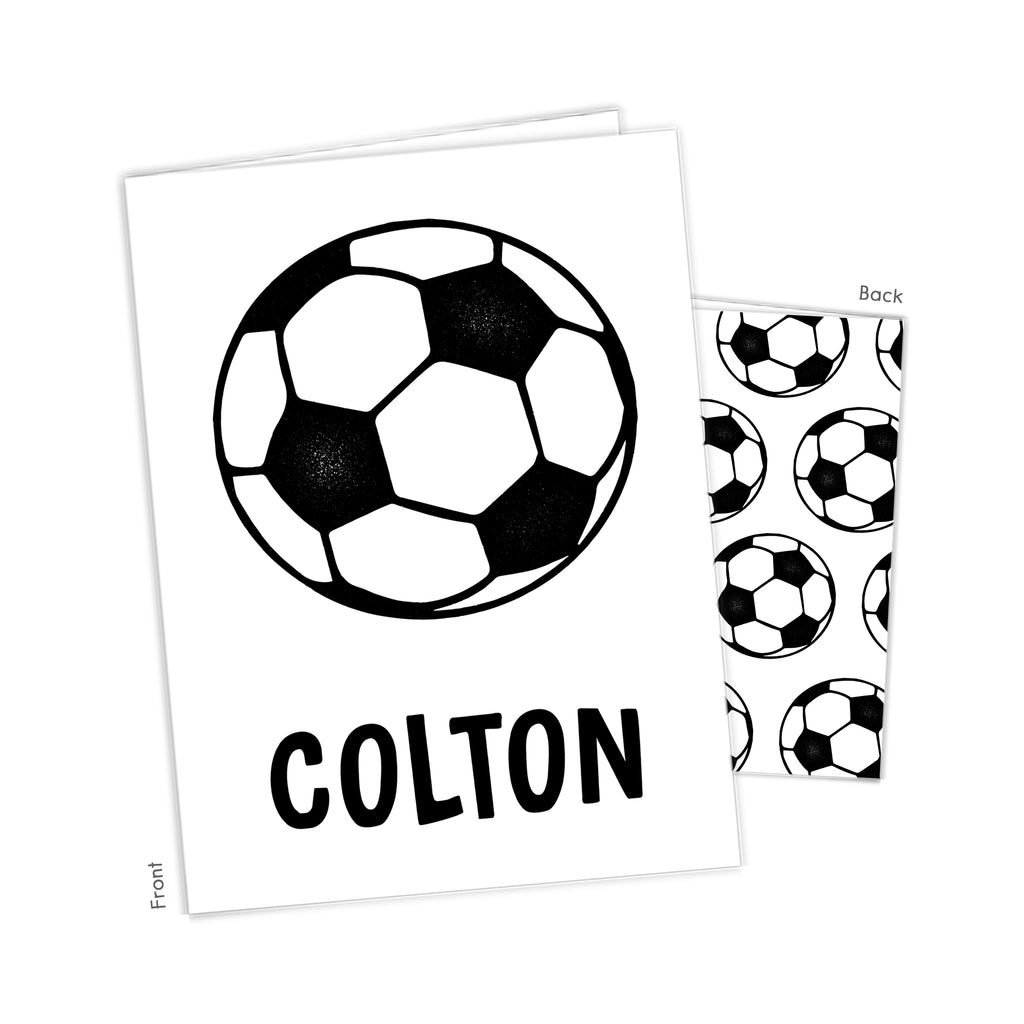 Soccer Ball 2-Pocket Folder Personalized Back to School Supplies Girl ...
