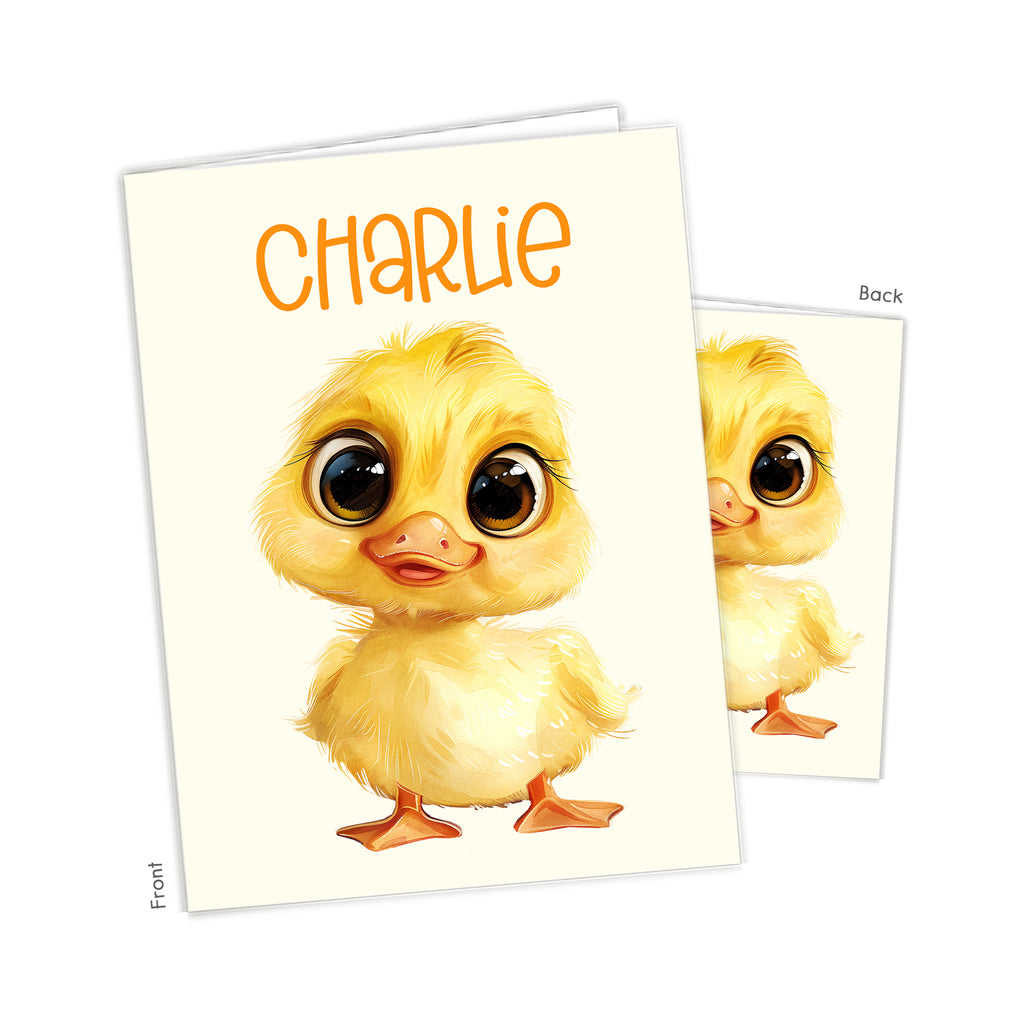 Duck Animals 2 Pocket Folder Personalized Back to School Supplies Girl ...