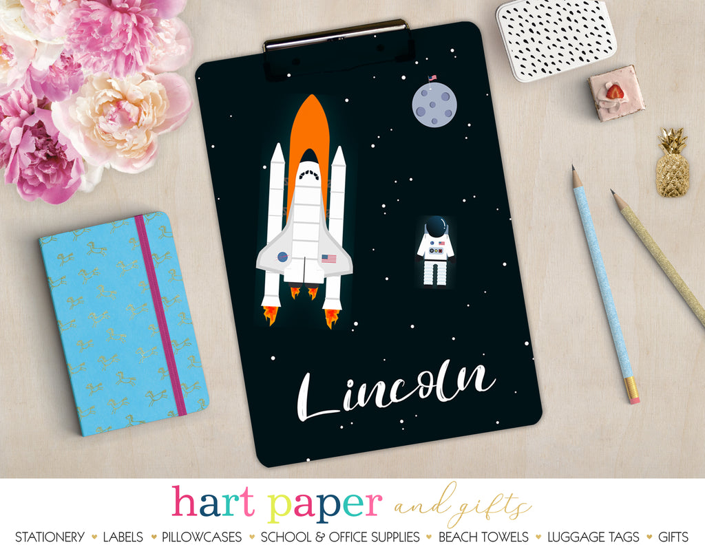 Rocket Ship Clipboard Personalized Back to School Office Gift Girl Boy ...